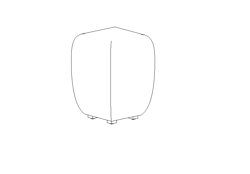 Betty pouf betty pouf small Riva1920-Download BIM Objects Stools
