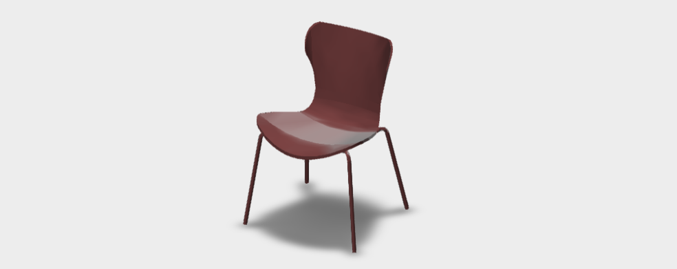 Papilio Shell B&B Italia-Download BIM Objects Chairs
