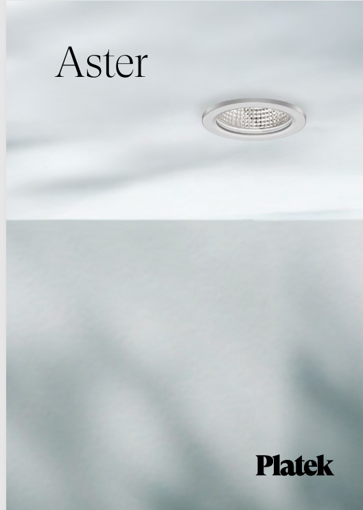 Aster Ceiling recessed Platek-Download Recessed spotlights