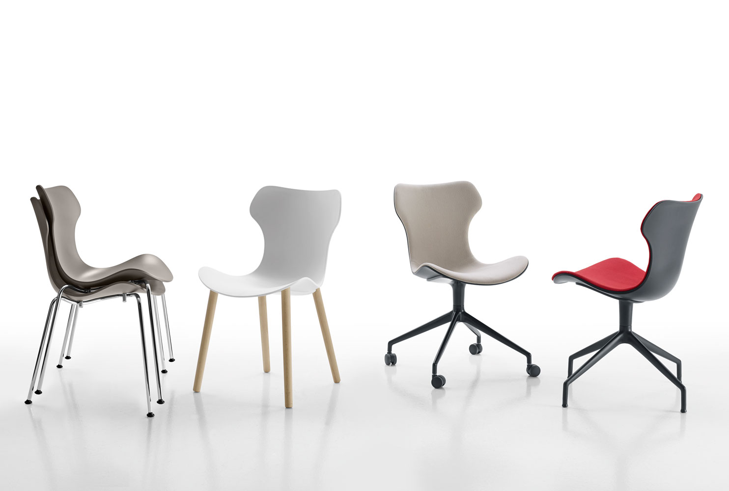 Papilio Shell B&B Italia-Download BIM Objects Chairs