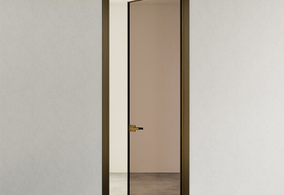 Manhattan - Porta a Battente con stipite Light Henry Glass-Scarica ...